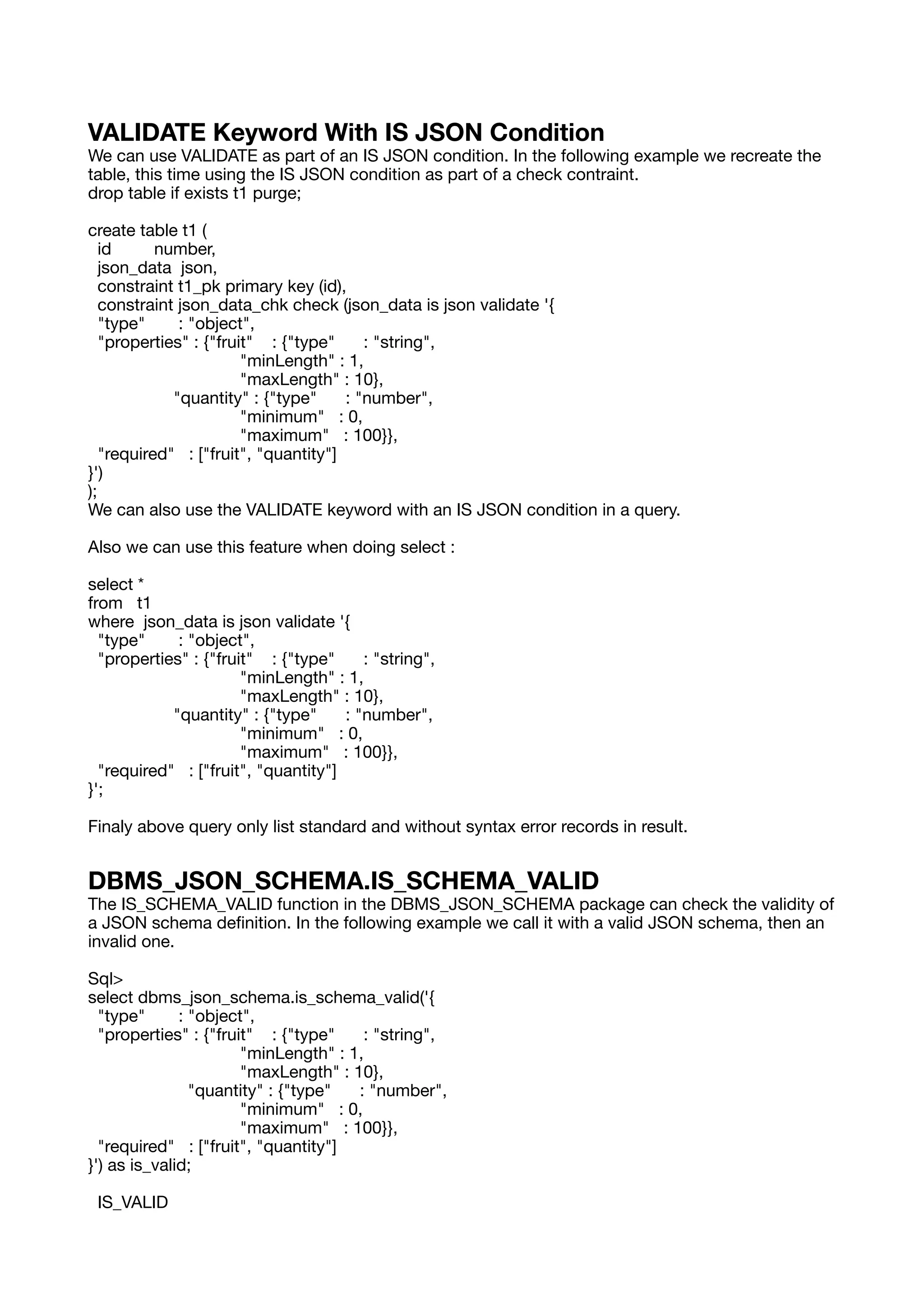 Store non-structured data in JSON column types and enhancements of JSON ... Store non-structured data in JSON column types and enhancements of JSON ...