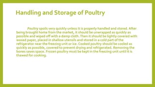 Store poultry and game bird | PPTX