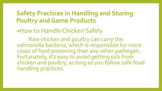 Store poultry and game bird | PPTX