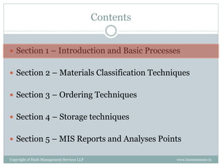 A Quick Guide to Stores Management - for beginners | PDF
