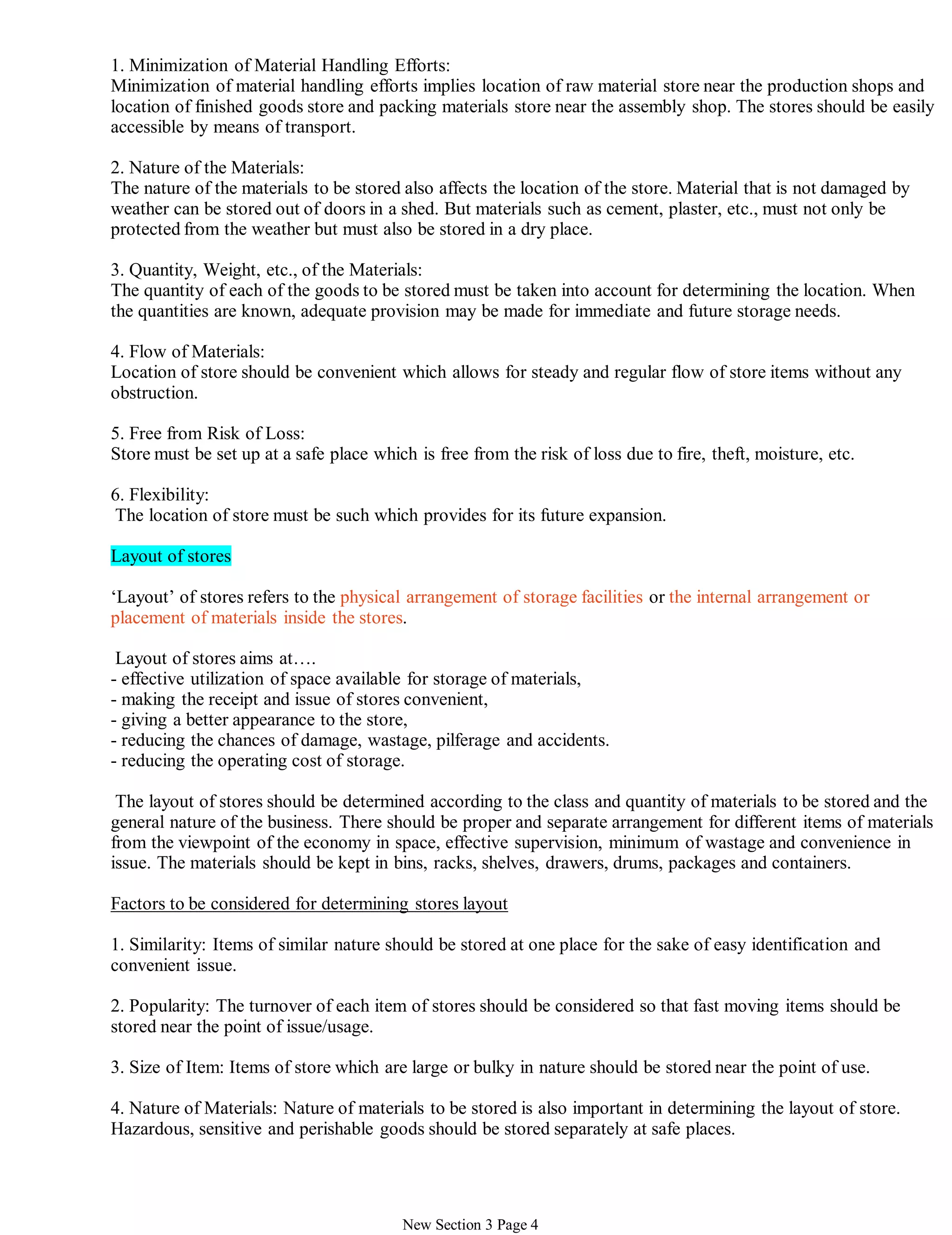 Stores and store keeping | PDF