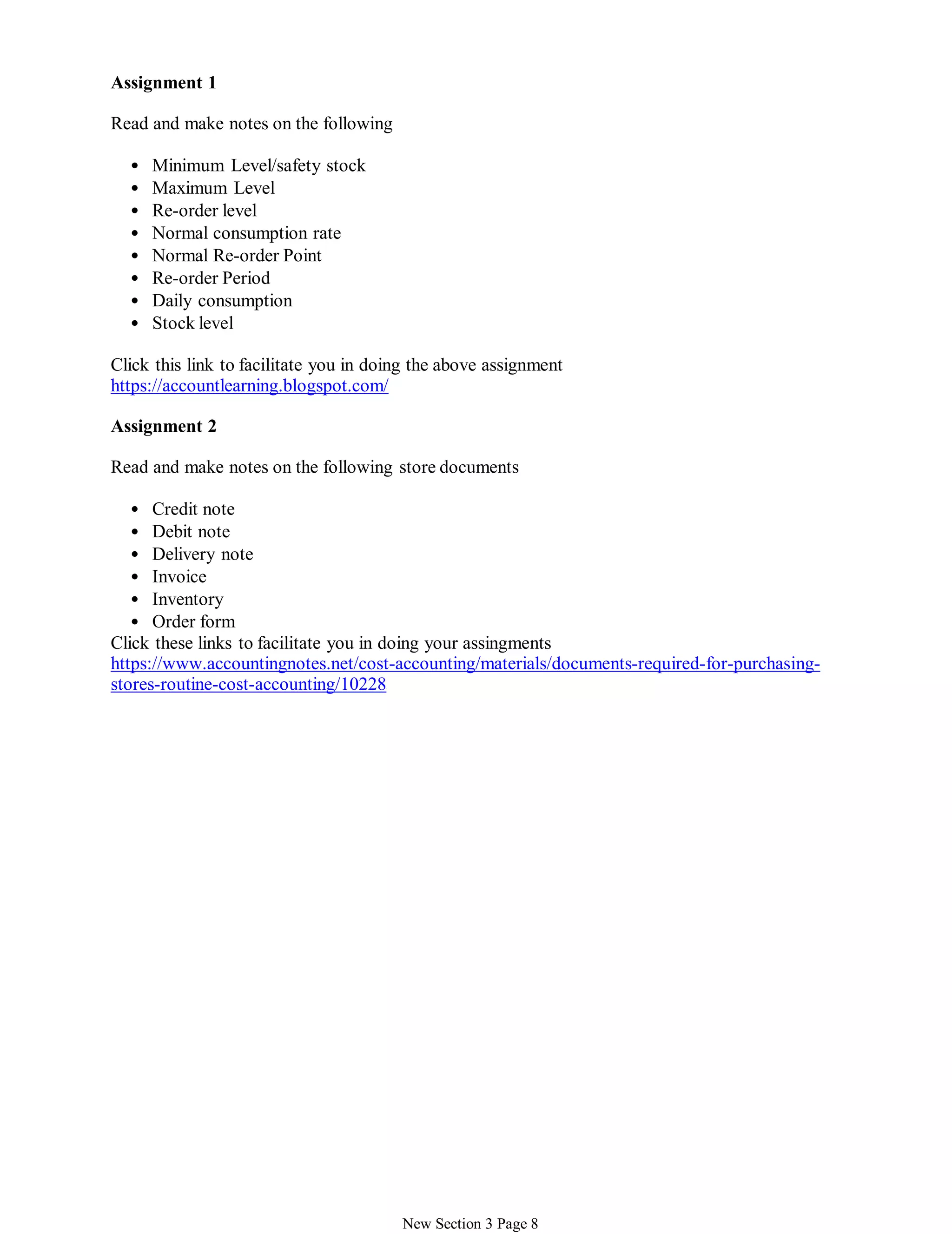 Stores and store keeping | PDF