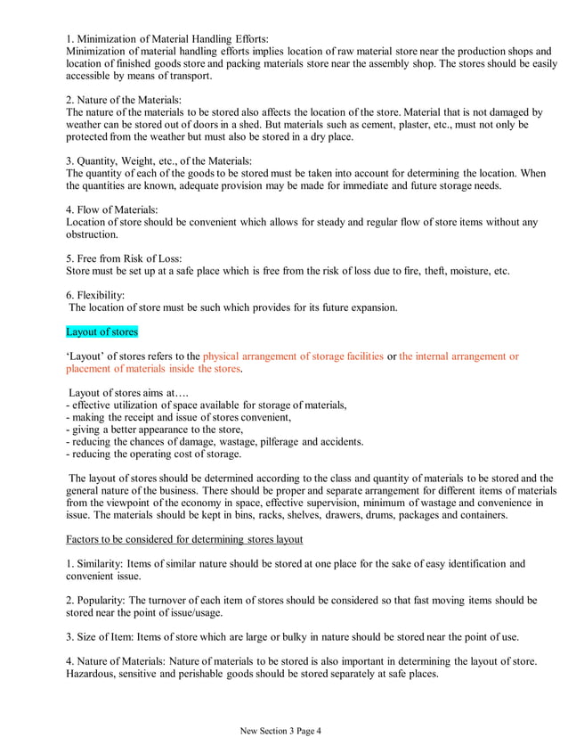 Stores and store keeping | PDF