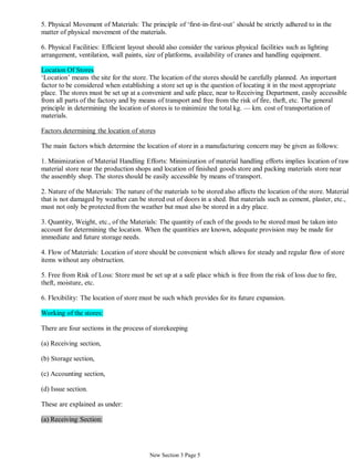 Stores and store keeping | PDF