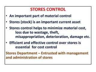Stores control | PPTX