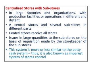 Stores control | PPTX
