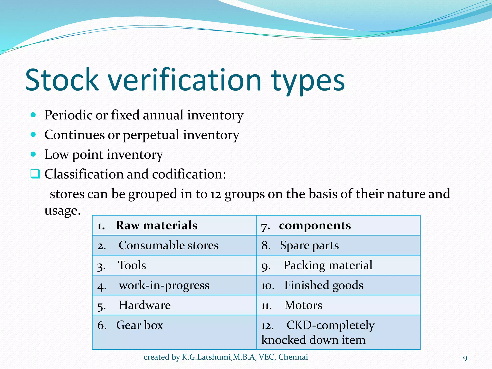 Stores management | PPTX