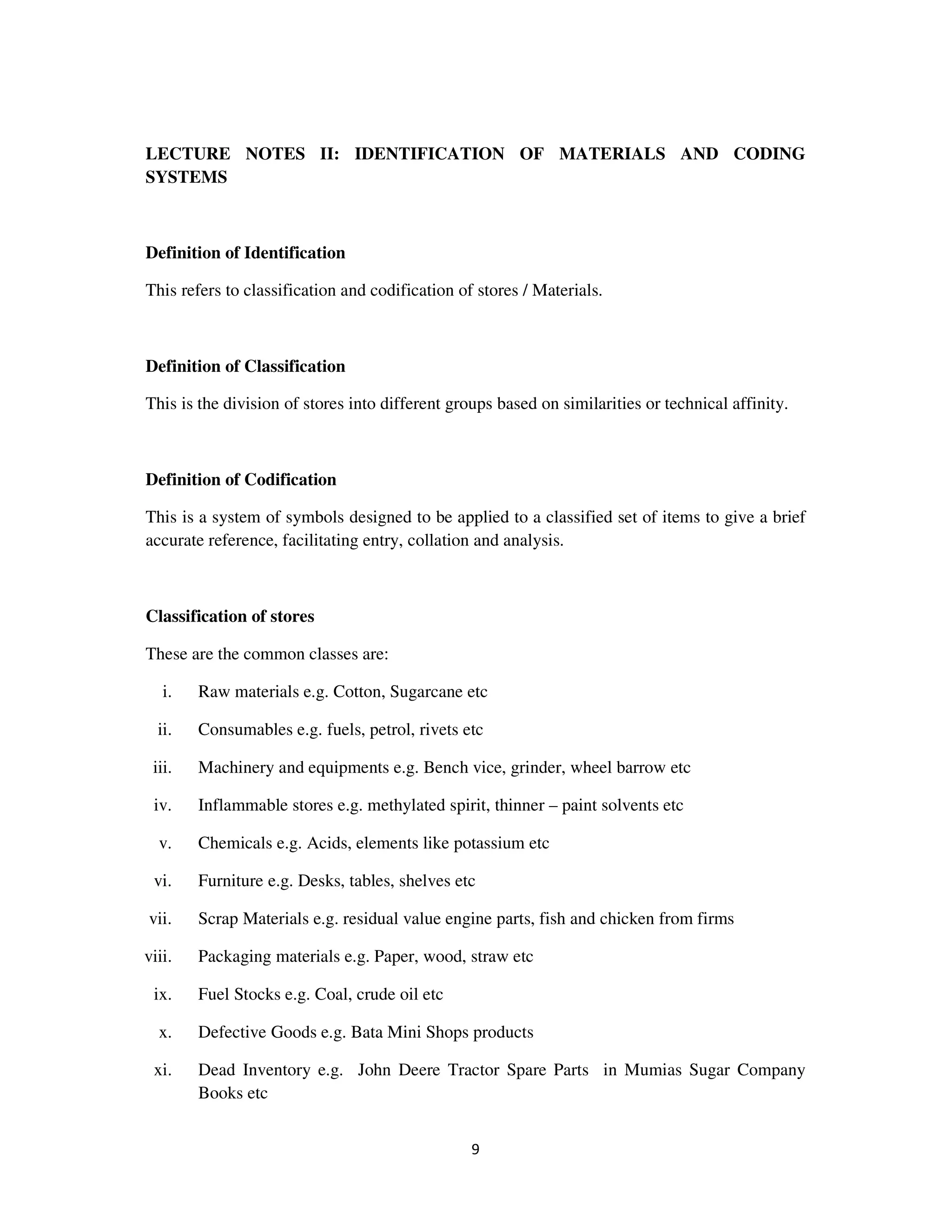 Stores management and stock control | PDF