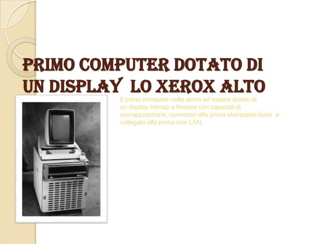 Storia dei computer | PPT