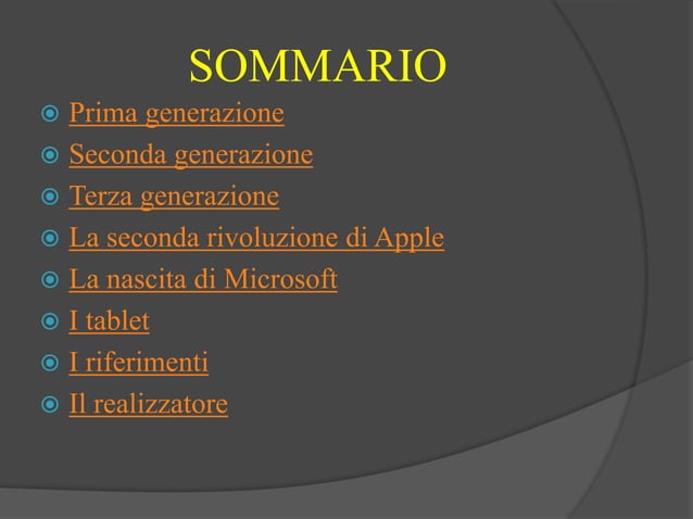 Presentazione storia del computer | PPTX | Technology & Computing