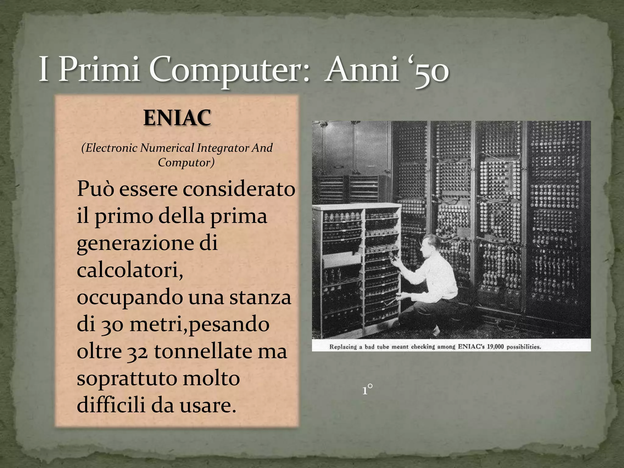 Storia del computer | PPT