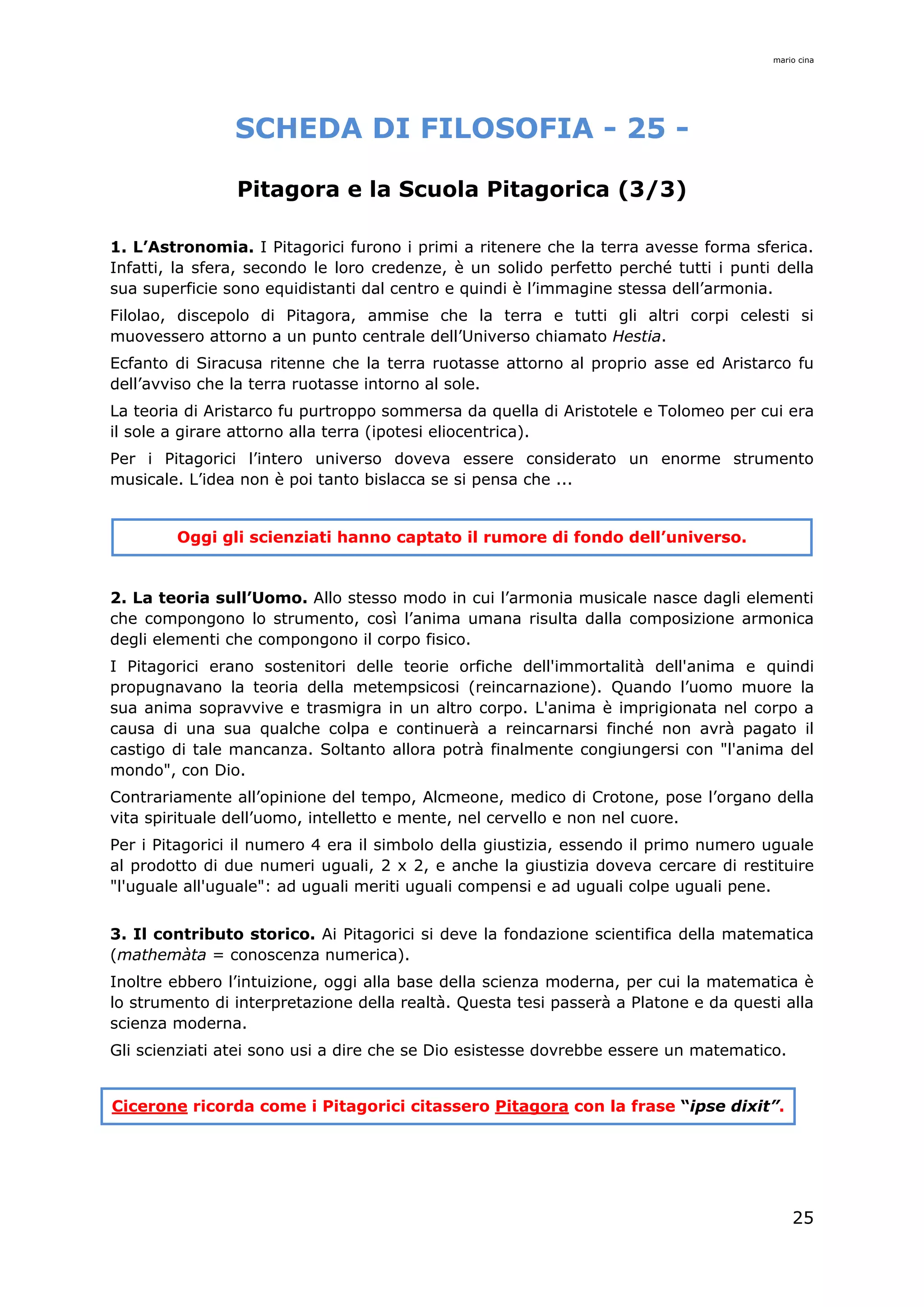 Storia della Filosofia | PDF