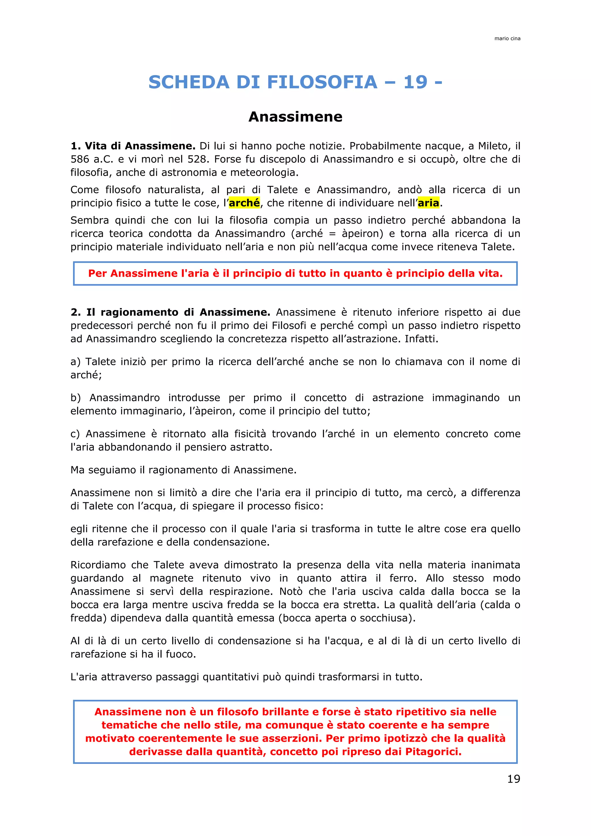 Storia della Filosofia | PDF