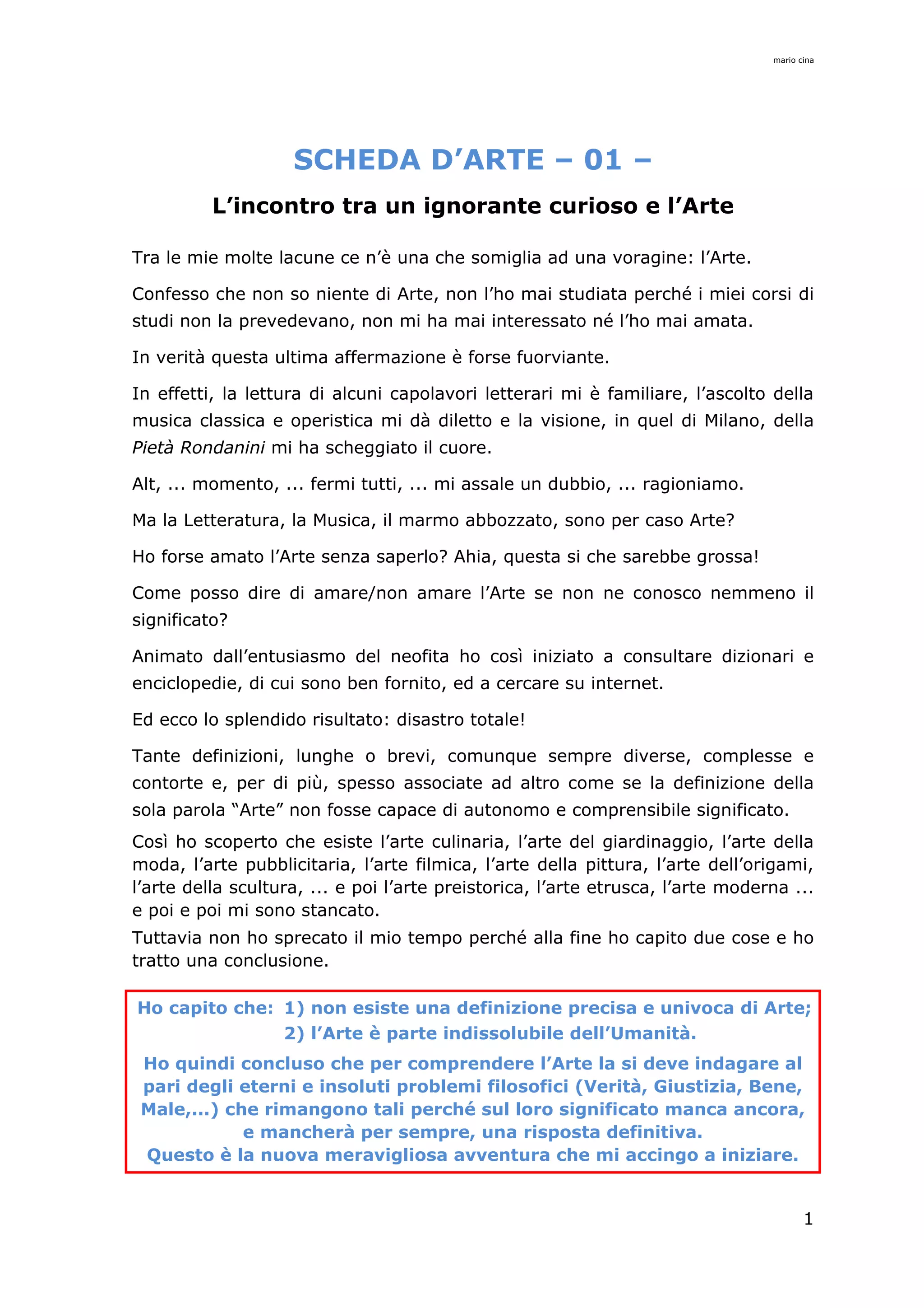 Storia dell'arte | PDF