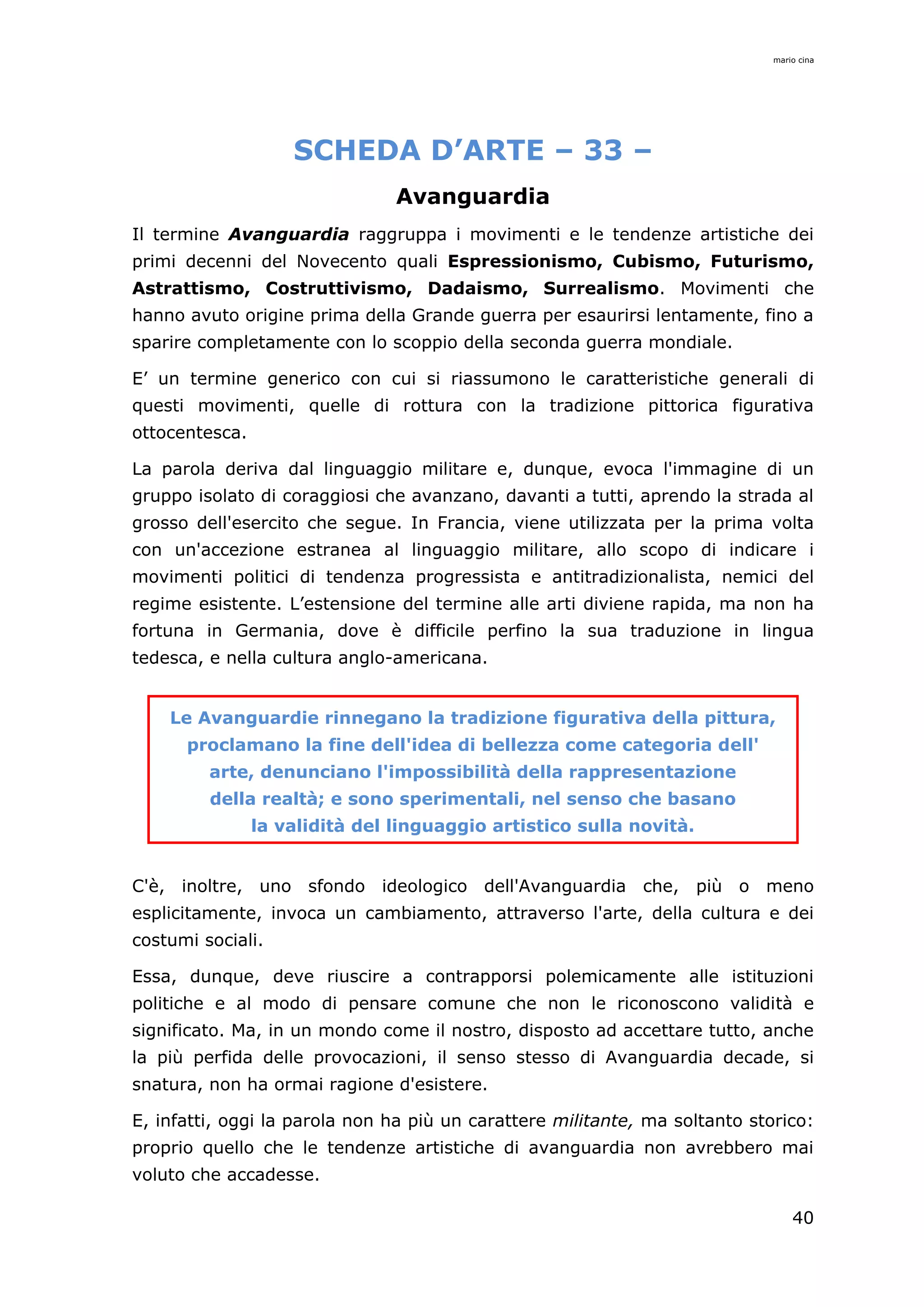 Storia dell'arte | PDF