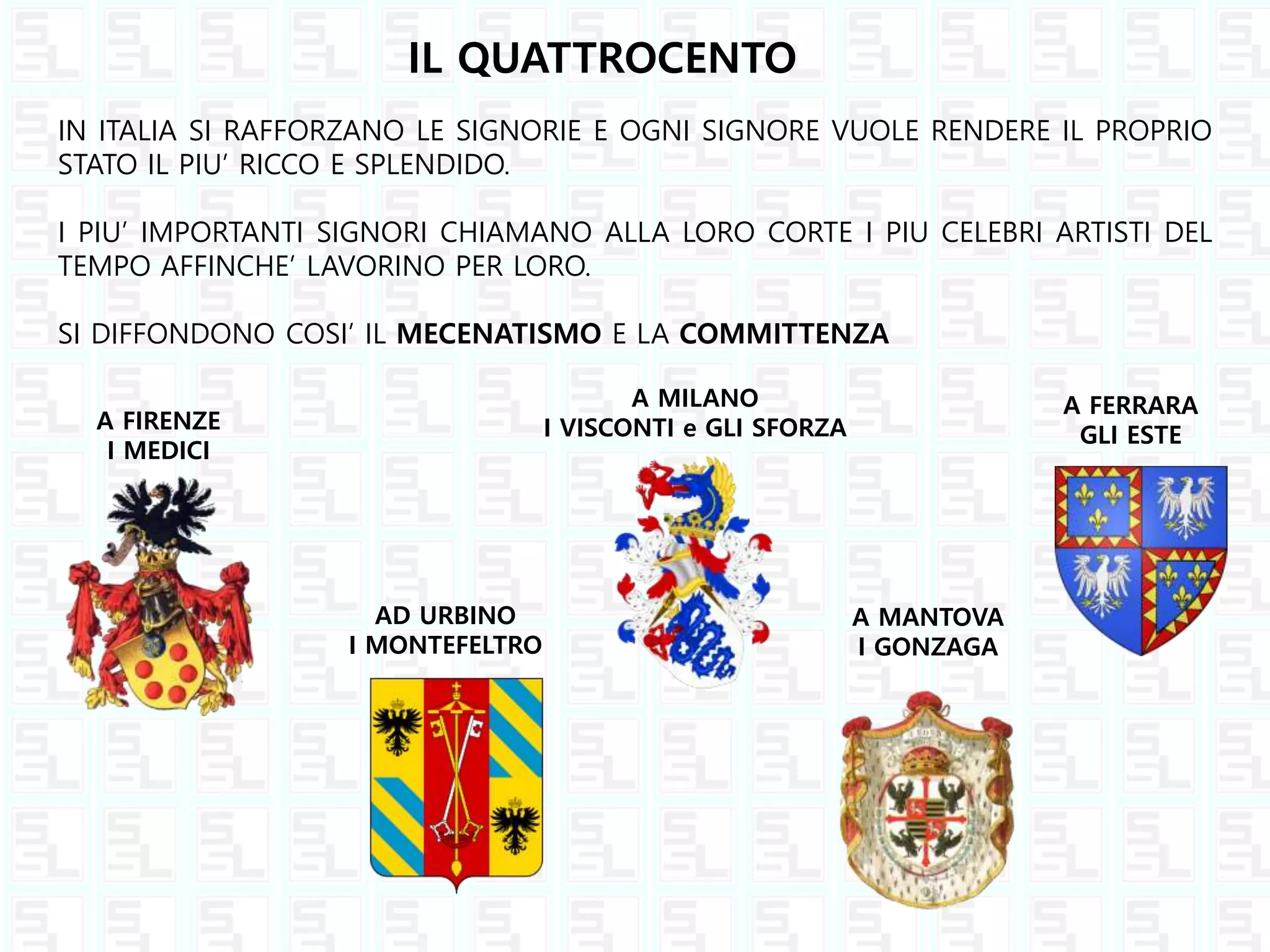 STORIA DELL'ARTE 1400.ppt