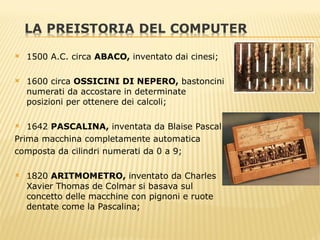 Storia dell'informatica | PPT
