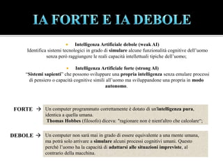 Storia dell intelligenza artificiale | PPTX