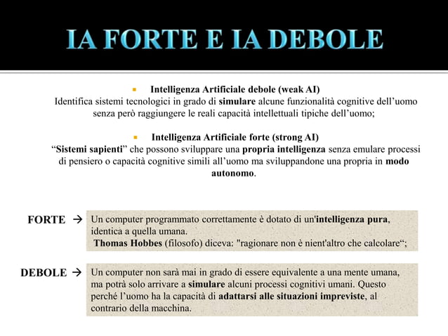 Storia dell intelligenza artificiale | PPTX