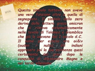 Storia dello zero (2) | PPT