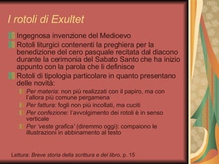 Storia del libro e della scrittura | PPT