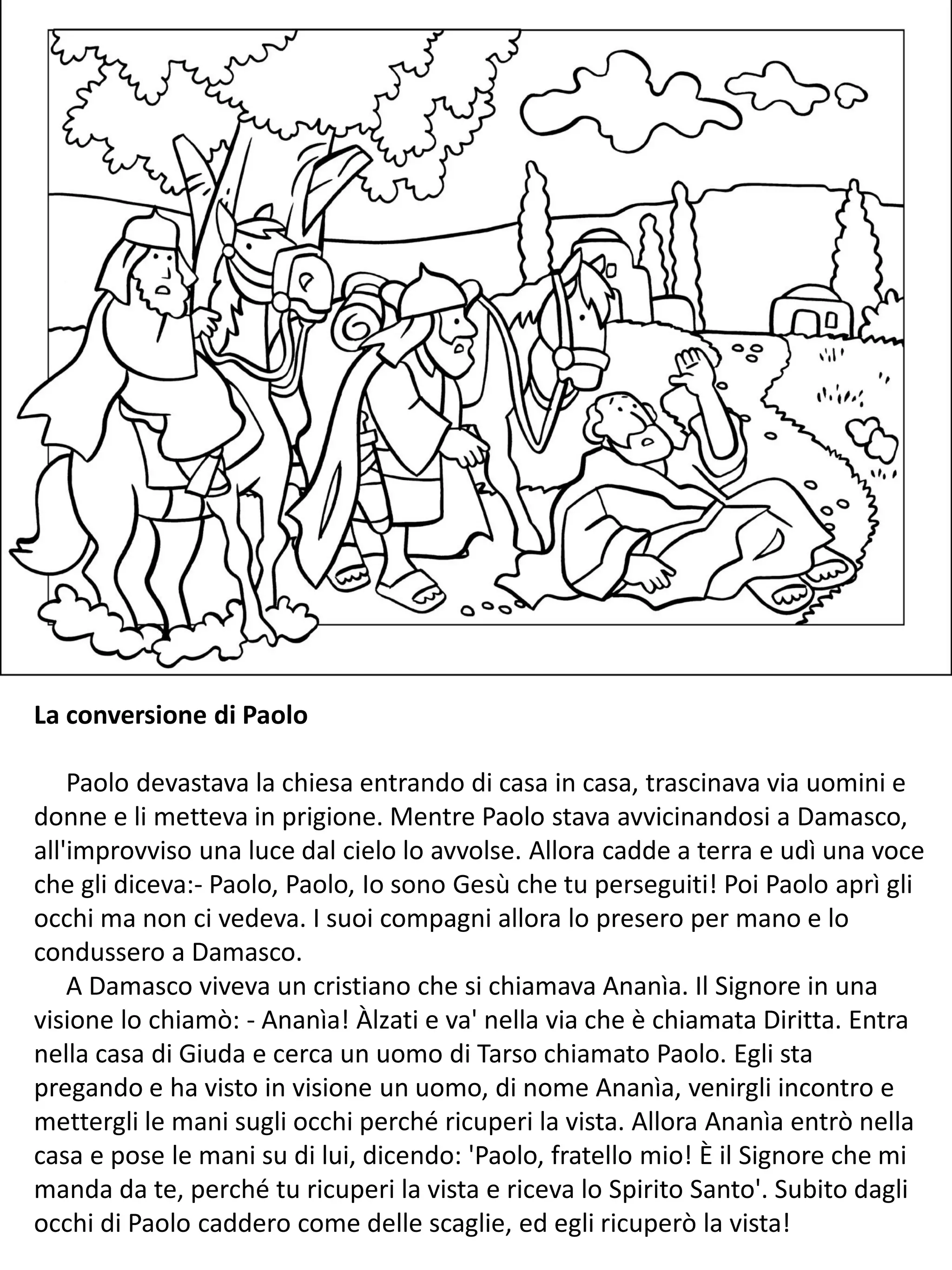 Storie dal Atti degli Apostoli per bambini - libro da colorare | PDF