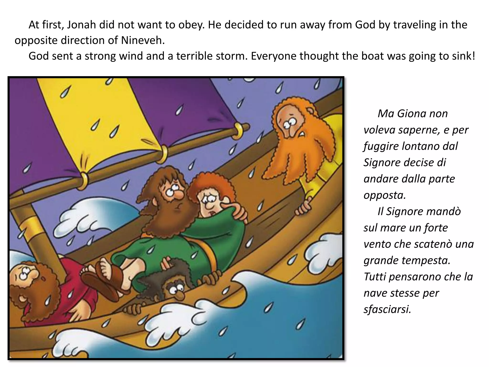 Storie della Bibbia: Obbedienza - Bible Stories: Obedience | PDF