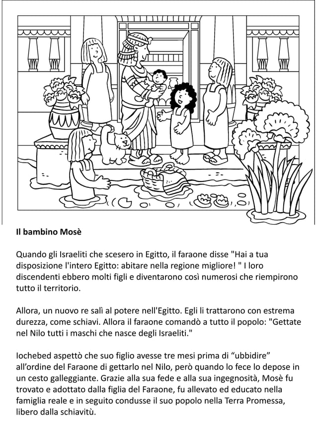 Storie dell'Antico Testamento per i bambini - Libro da colorare