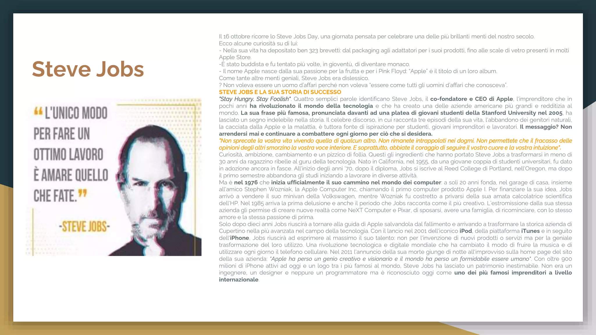 Storie di successo | PPTX