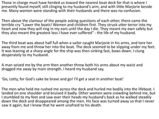 Titanic Eyewitness Stories Material | PPT