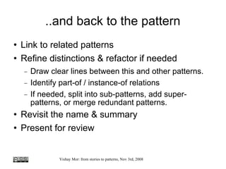 Stories2patterns | PPT