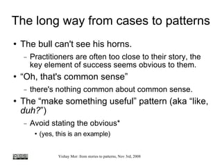 Stories2patterns | PPT