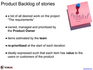 Stories, Backlog & Mapping | PDF
