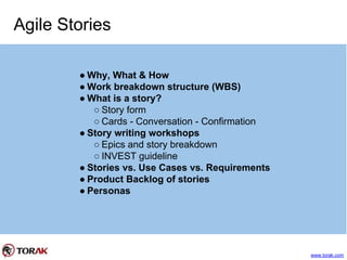 Stories, Backlog & Mapping | PDF