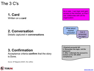 Stories, Backlog & Mapping | PDF