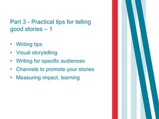 Stories for change | PPT