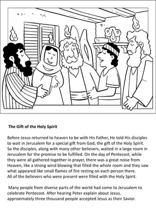 Stories From the Book of Acts for Children: Coloring Book | PDF