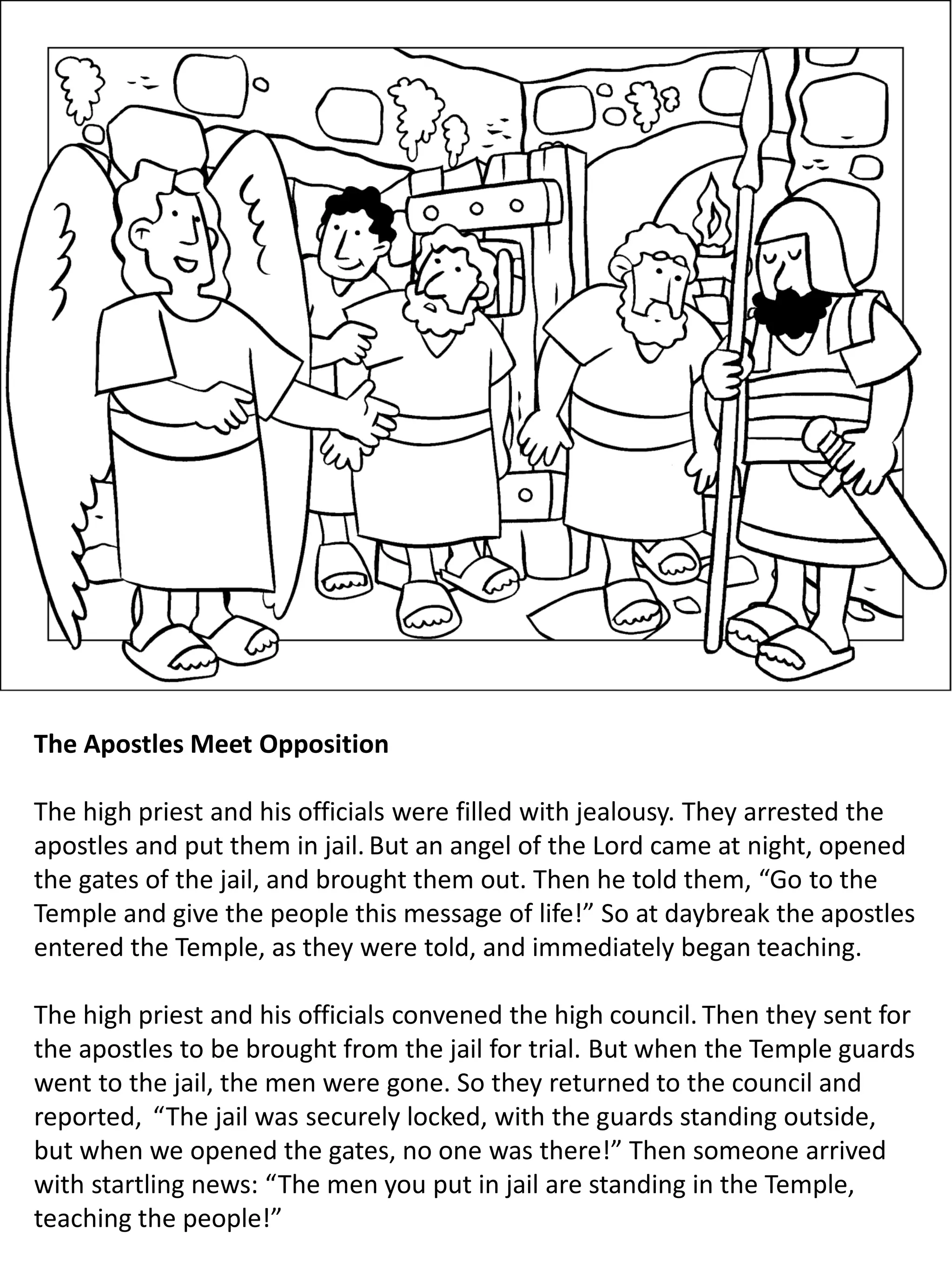 Stories from the Book of Acts for Children - Coloring Book | PDF
