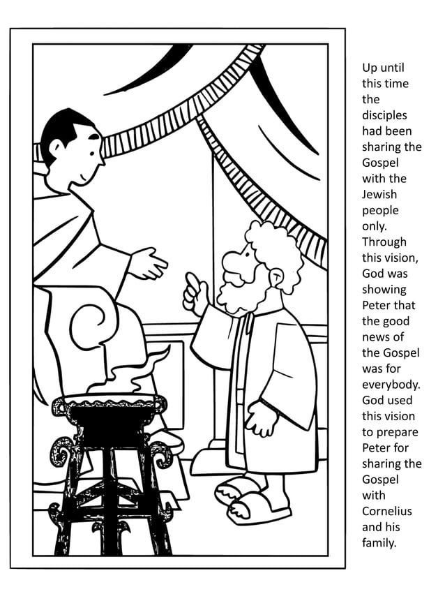Stories from the Book of Acts for Children - Coloring Book | PDF ...