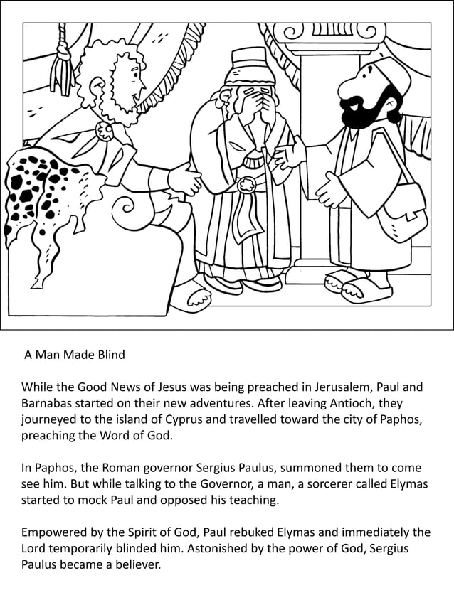 Stories from the Book of Acts for Children - Coloring Book | PDF ...