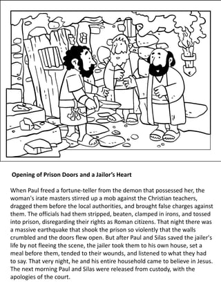 Stories from the Book of Acts for Children - Coloring Book | PDF