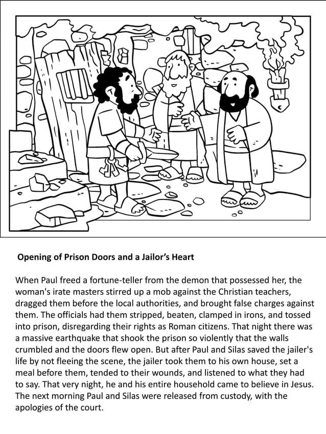 Stories from the Book of Acts for Children - Coloring Book | PDF ...