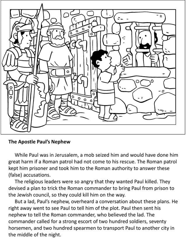Stories from the Book of Acts for Children - Coloring Book | PDF ...