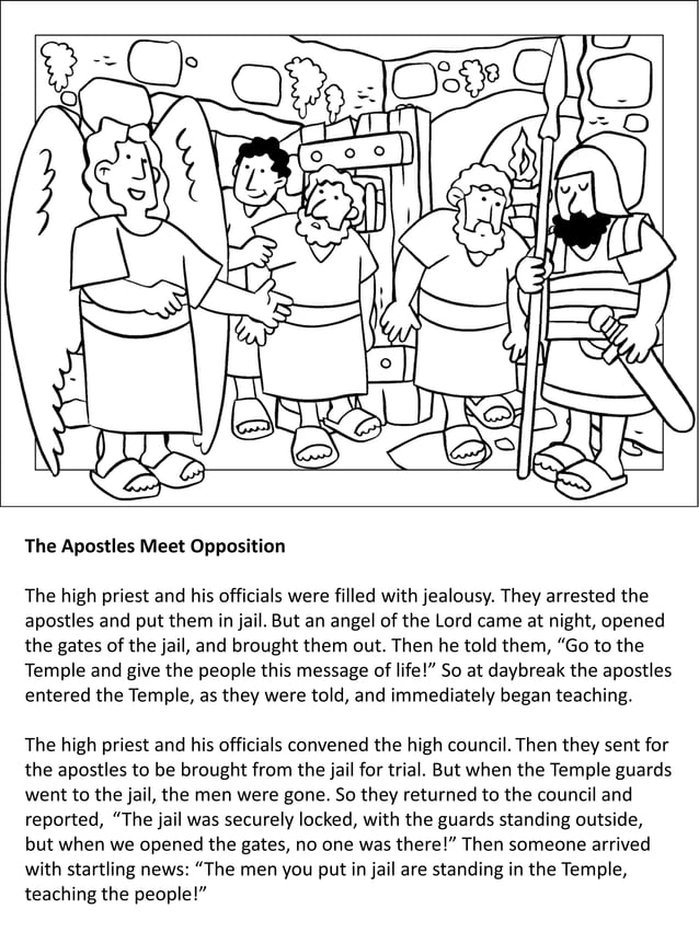 Stories from the Book of Acts for Children - Coloring Book | PDF ...