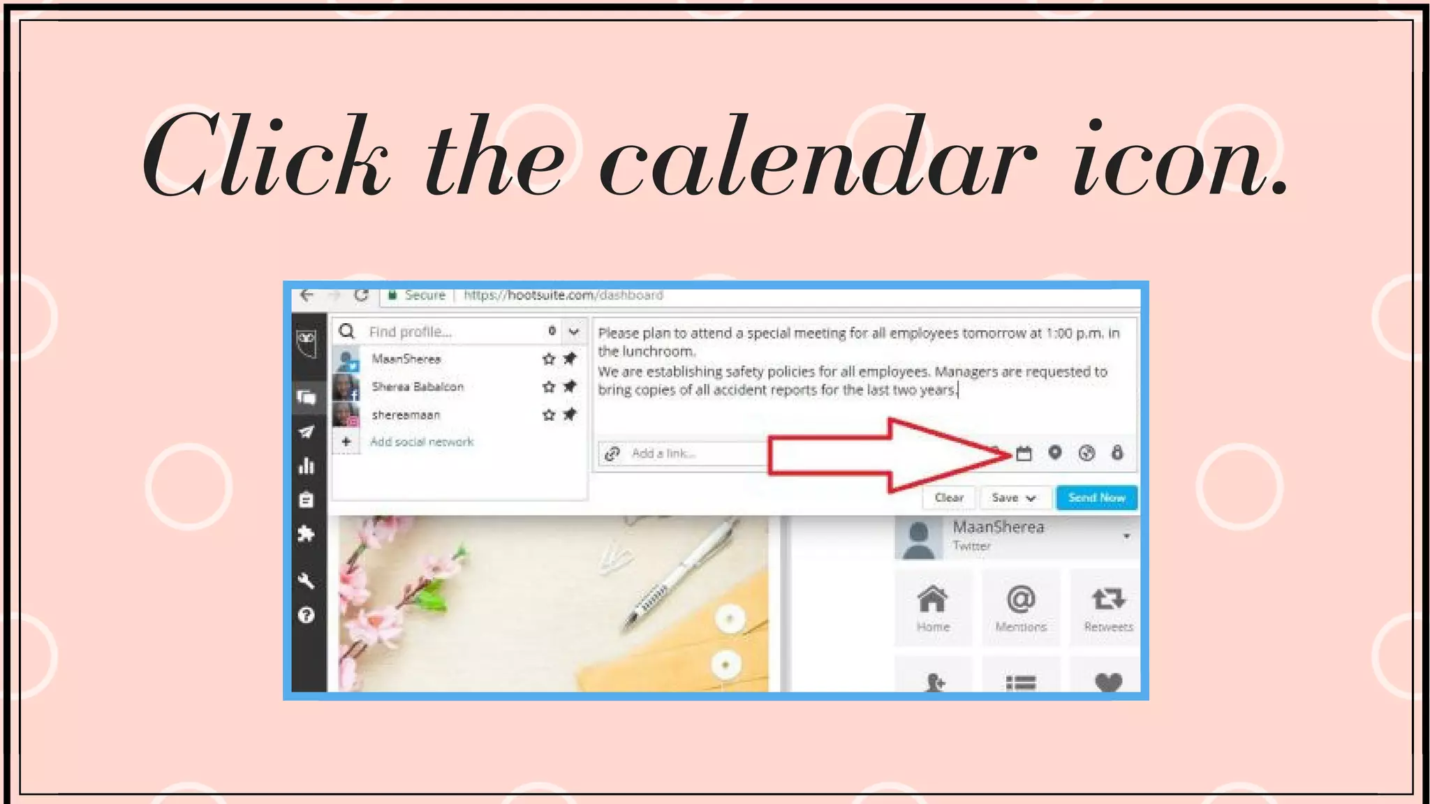 How To Schedule A Post Using Hootsuite | PDF | Computing | Technology ...
