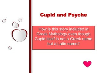 Stories of love in Greek Mythology | PPTX