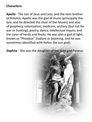 Stories of love and adventure daphne and apollo ppt | PDF
