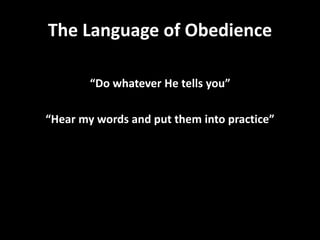 Obedience (part 2) | PPT