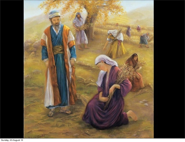 Stories of redemption - Naomi, Ruth and Boaz