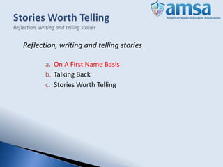Stories Worth Telling | PPTX